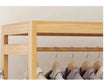 Bamboo Multi-Tier Racks Shelves panel storage Clothes Organizer With ...