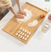 Bamboo Premium Chopping Board Two-Side Kitchen Cutting Board Dumplings ...
