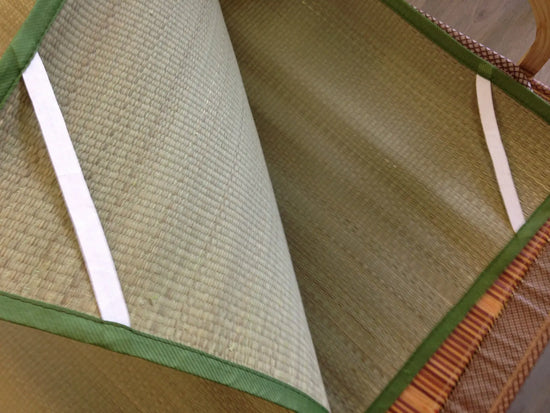 Natural grass bed mat cool mat grass foldable mat sheet rug floor mat ...